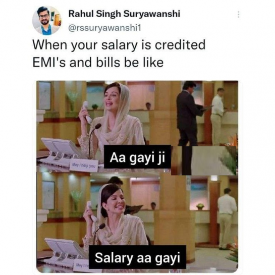Salary Funny Memes – Oh Yaaro